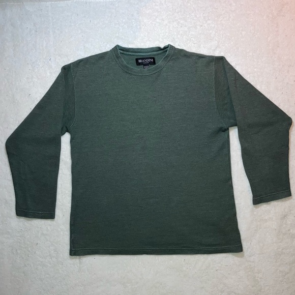 Sweaters | Vintage Green Brandini Knit Sweater | Poshmark